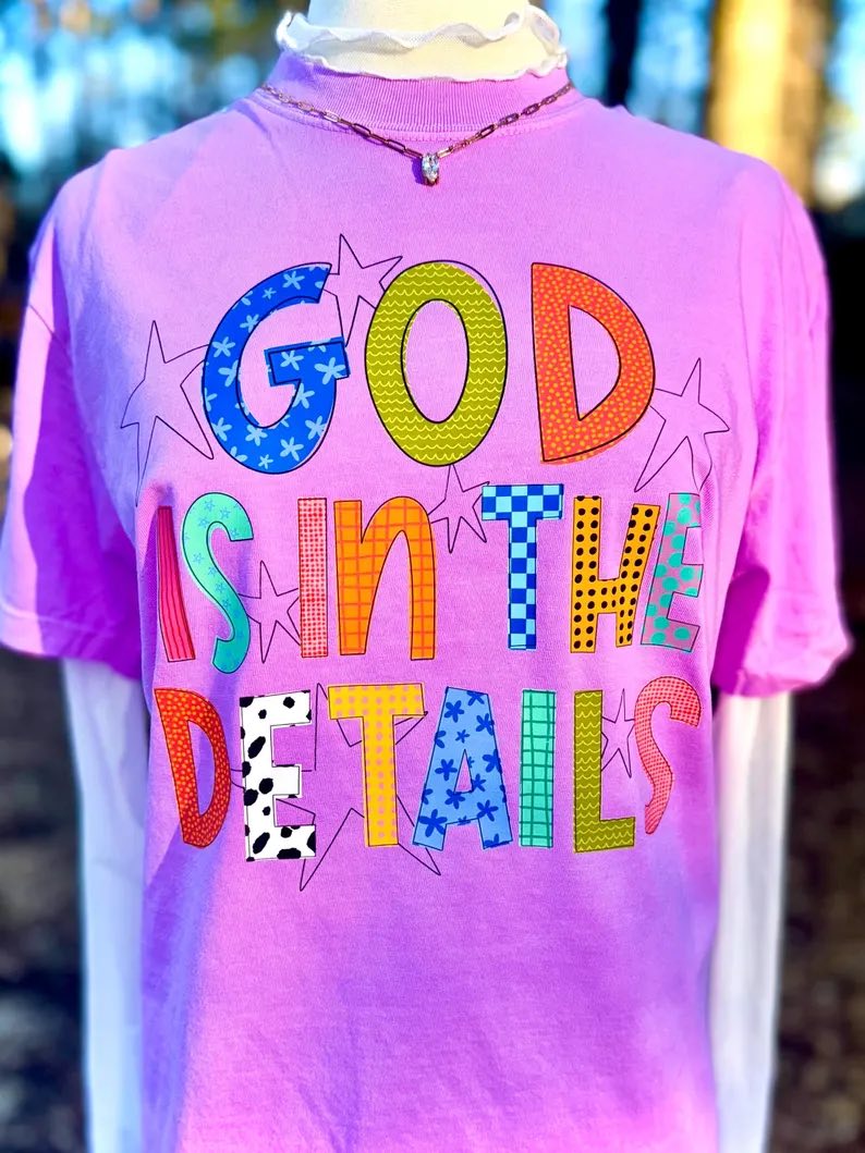 God Is In The Details CC Tee – L&D Creations By Kayla