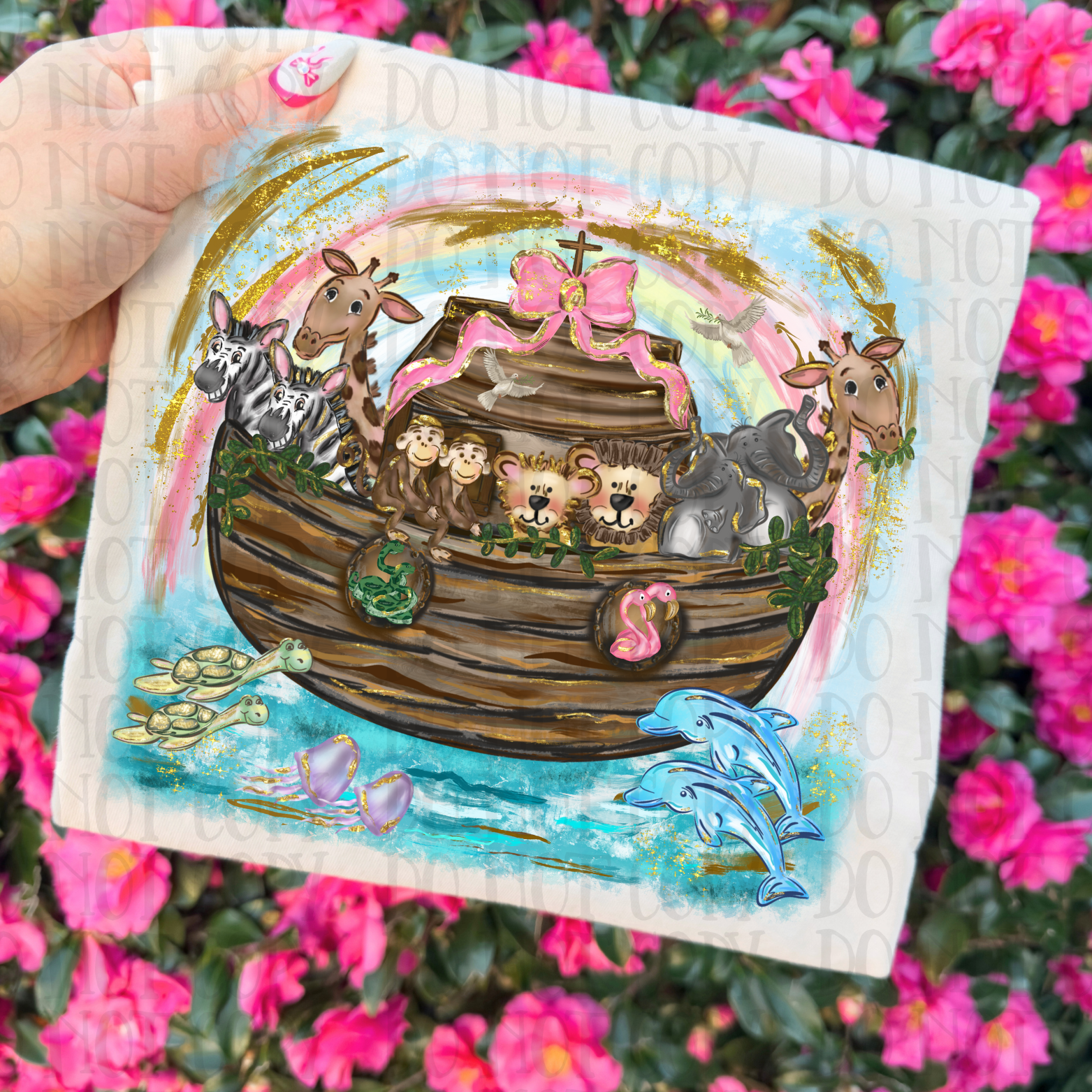 Noah's Ark Girl Tee – L&D Creations By Kayla